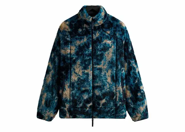 Kith Ice Dye Harper Vintage Sherpa Full Zip Jacket