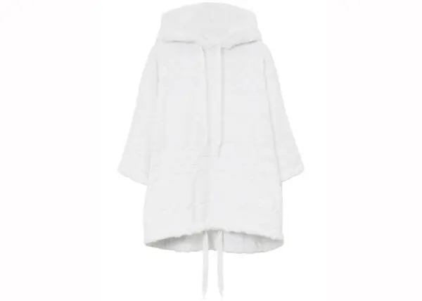 Burberry Towelling Check Short-sleeve Hoodie