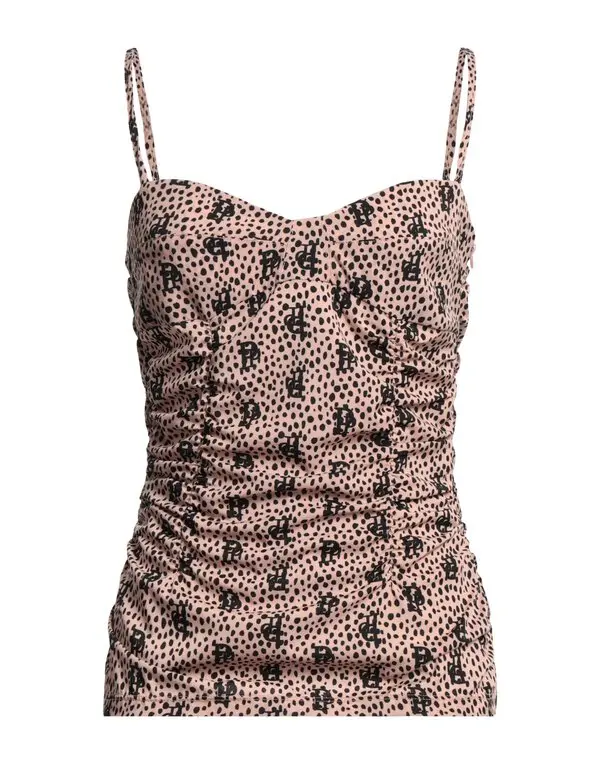 Pinko Woven Polka-dot Sleeveless Top - Pink