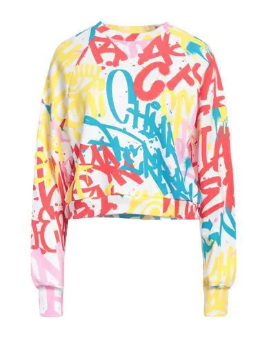 CHIARA FERRAGNI French Terry Sweatshirt - Yellow