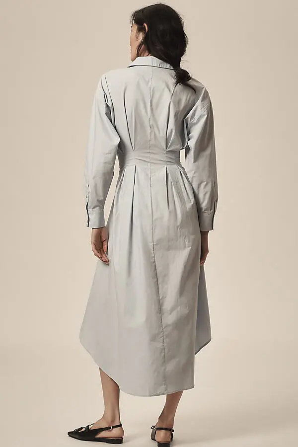 casual midi maternity dress Waist Tie Maternity/Nursing Wrap Dress TAUPE / MEDIUM