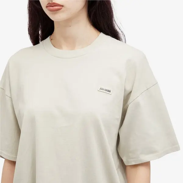 Joah Brown Oversized Logo Crew T-shirt