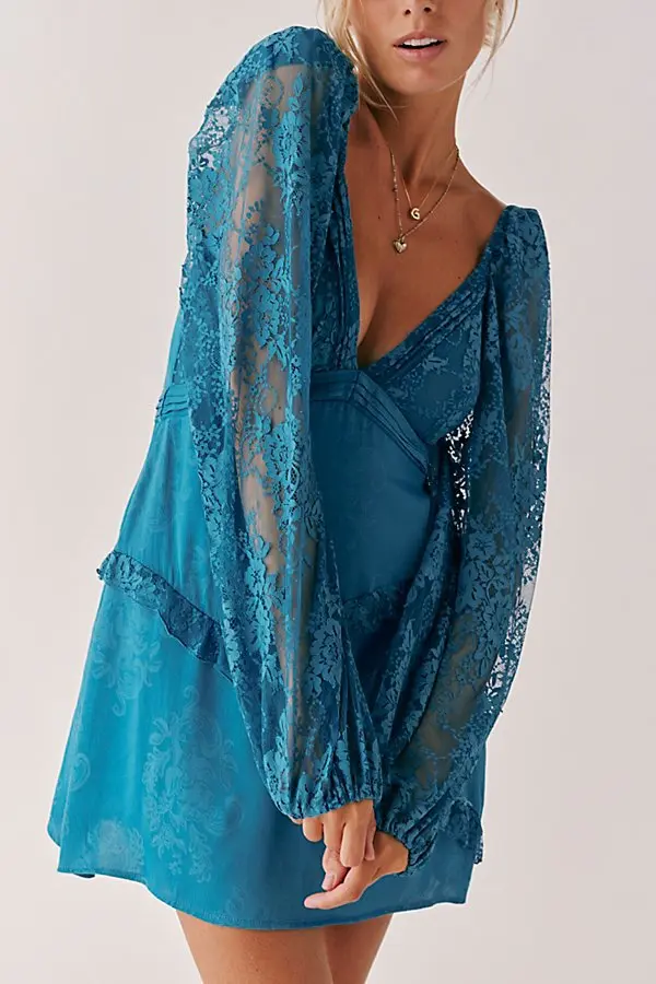 gisela mini dress Ramy Brook Gisela Silk Blend Mini Dress