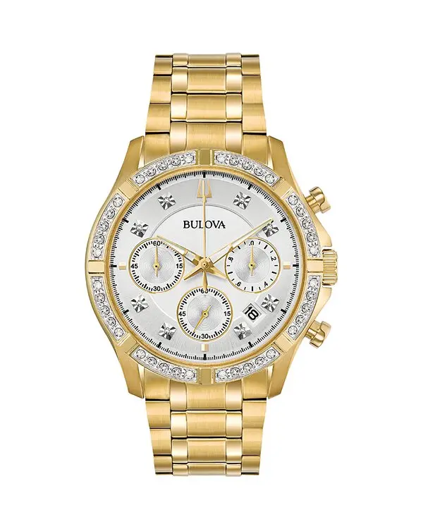 Bulova Classic Chronograph 42mm - Silver/gold