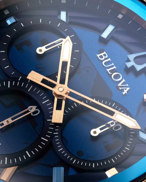 Bulova Marc Anthony Luxury Curv Chronograph, 44mm - Blue