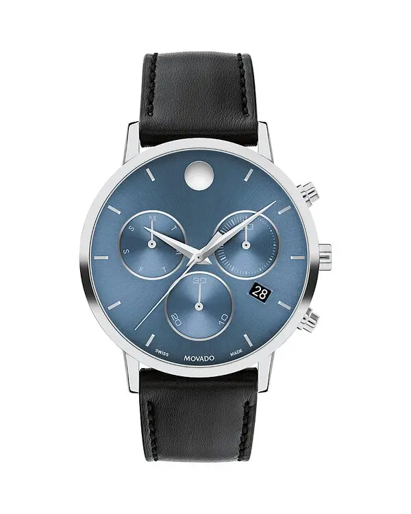 Movado Museum Classic Chronograph 42mm - Blue/black