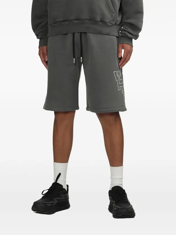 Off-White Cotton Jersey Shorts