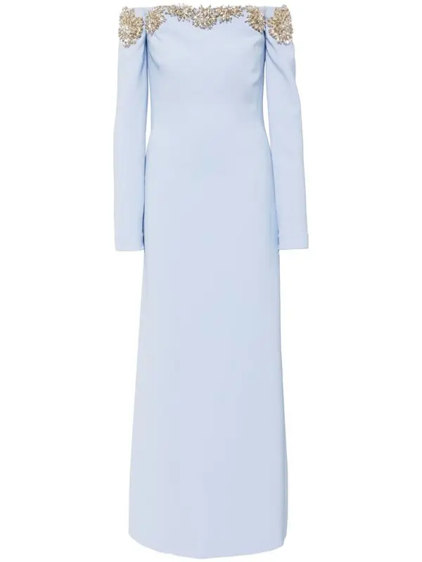 Costarellos Meline Gown - Blue