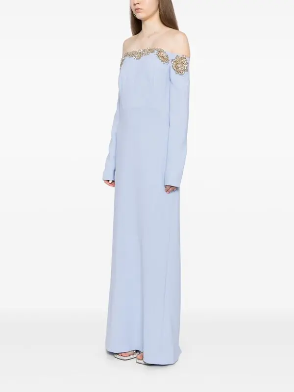 Costarellos Meline Gown - Blue
