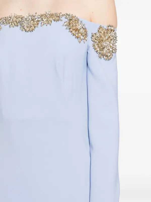 Costarellos Meline Gown - Blue