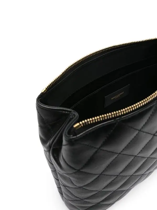 Saint Laurent Cassandre Quilted Makeup Bag