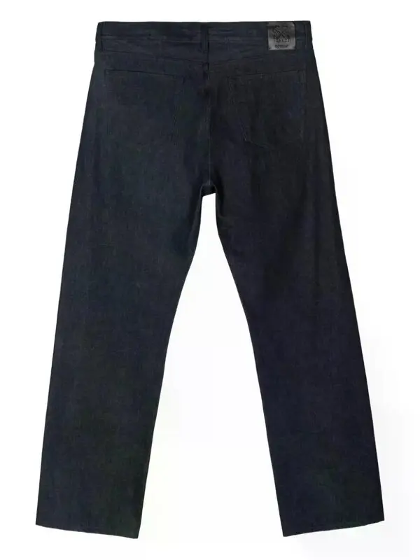 Off-White Embroidered Logo Jeans