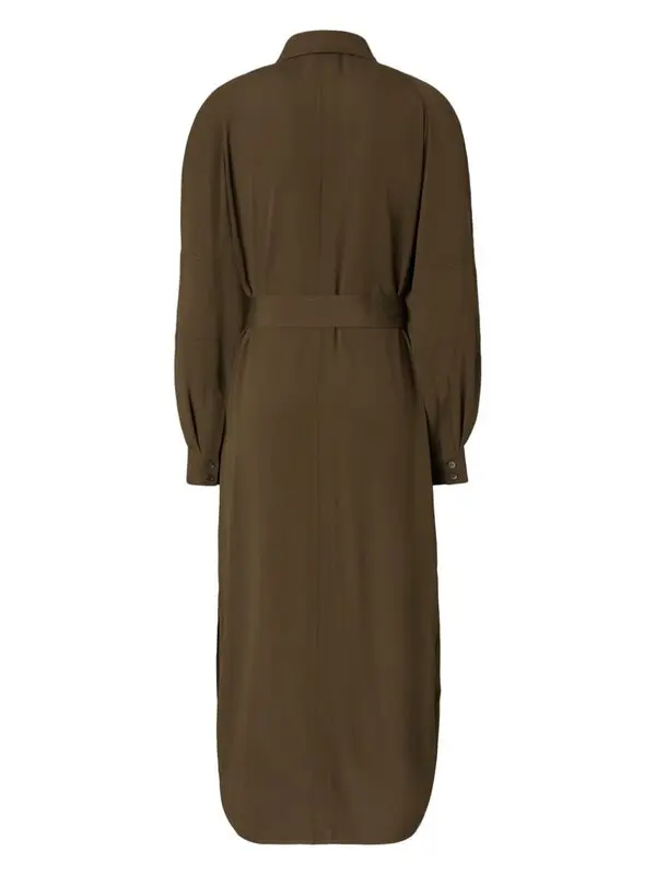 Pinko Crepe De Chine Shirtdress