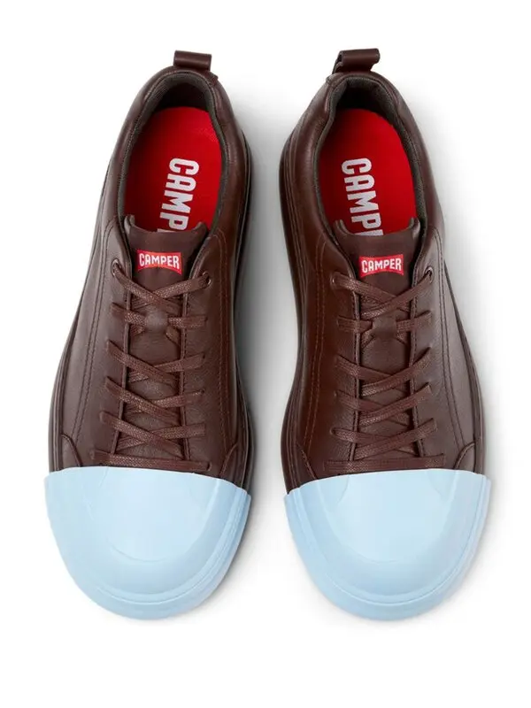 Camper Junction Runner Leather Sneakers - Red