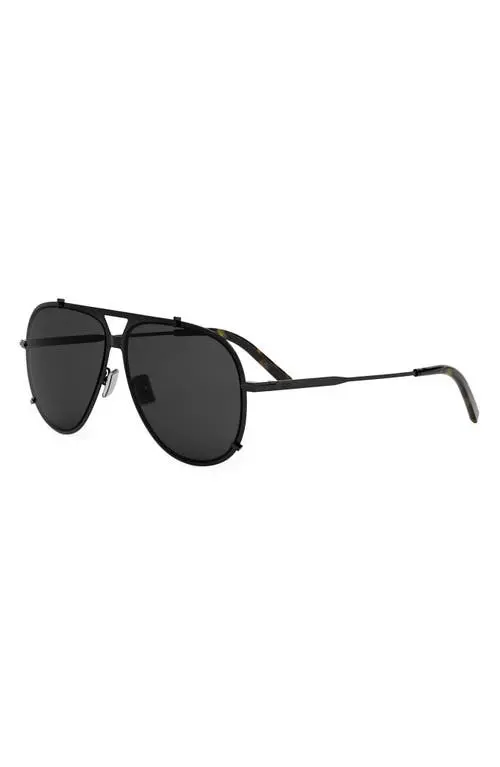 Dior Blacksuit A3u 59mm Sunglasses - Shiny Black / Smoke