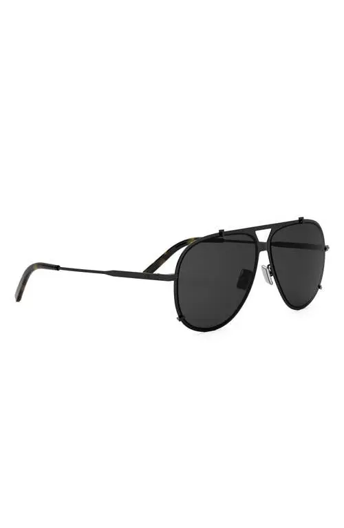 Dior Blacksuit A3u 59mm Sunglasses - Shiny Black / Smoke