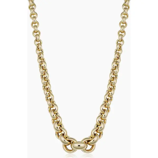 ORADINA Penthouse Link Necklace - Yellow Gold