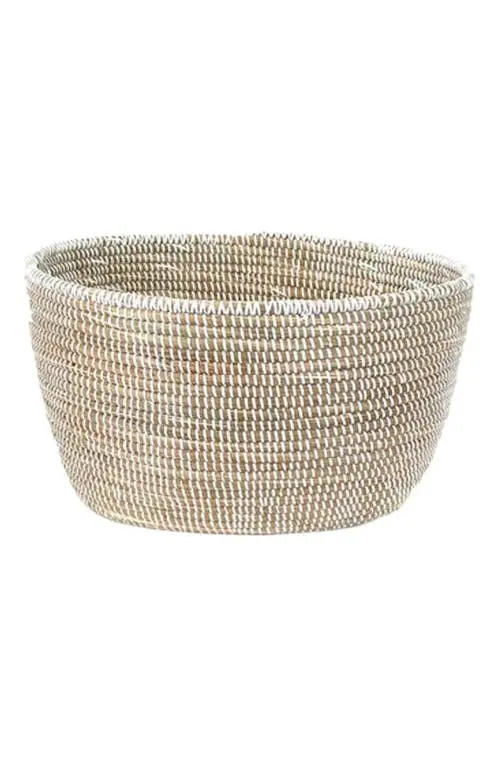 MBARE Oval Storage Basket Monochrome - White