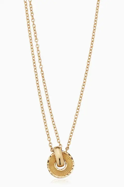 ORADINA 14k Gold Icon Pendant Necklace - Yellow Gold