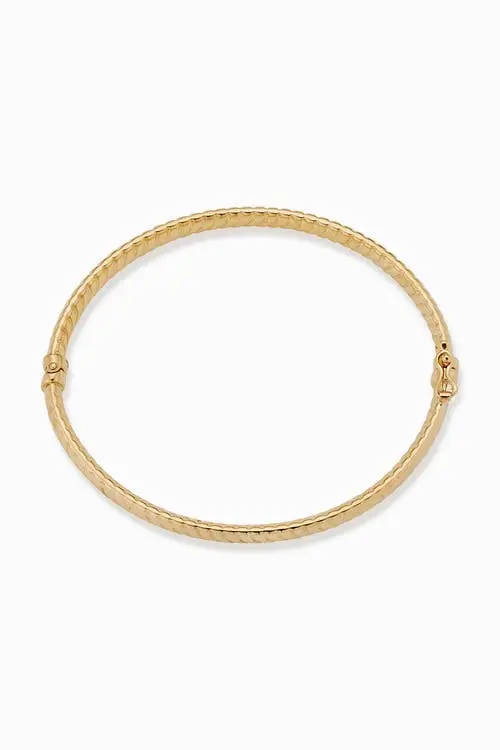 ORADINA 14k Cobra Bangle