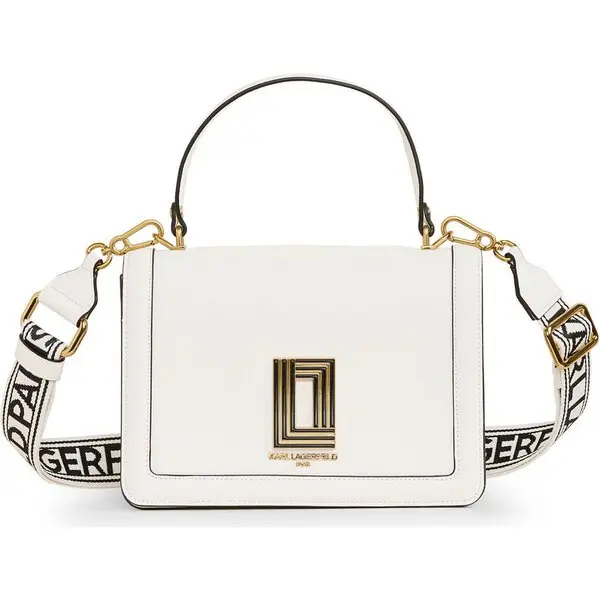 Karl Lagerfeld Paris Simone Crossbody - Winter White