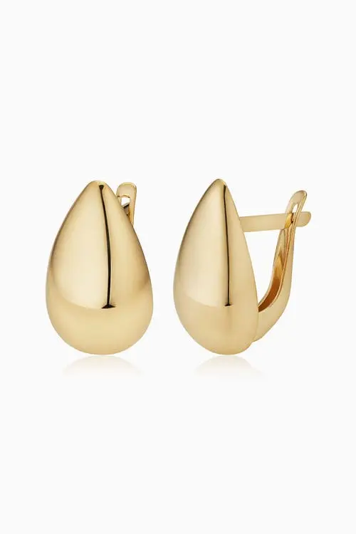 ORADINA 14k Drop Earrings - Yellow Gold
