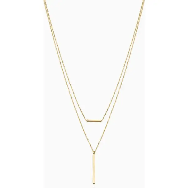 ORADINA 14k Vicenza Layered Necklace - Yellow Gold