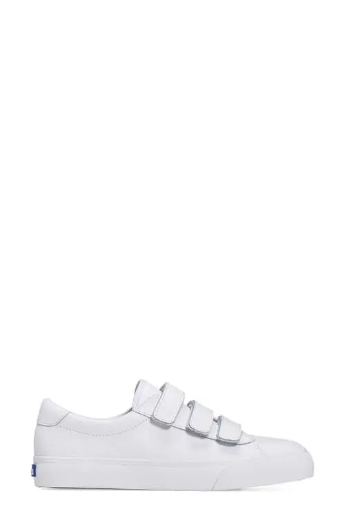 KEDS® Jump Kick Leather Sneaker - White Leathe
