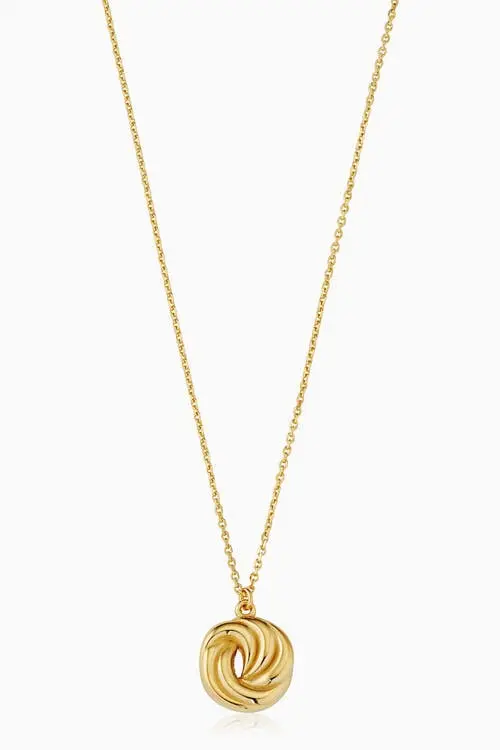 ORADINA 14k Infinite Love Pendant Necklace - Yellow Gold