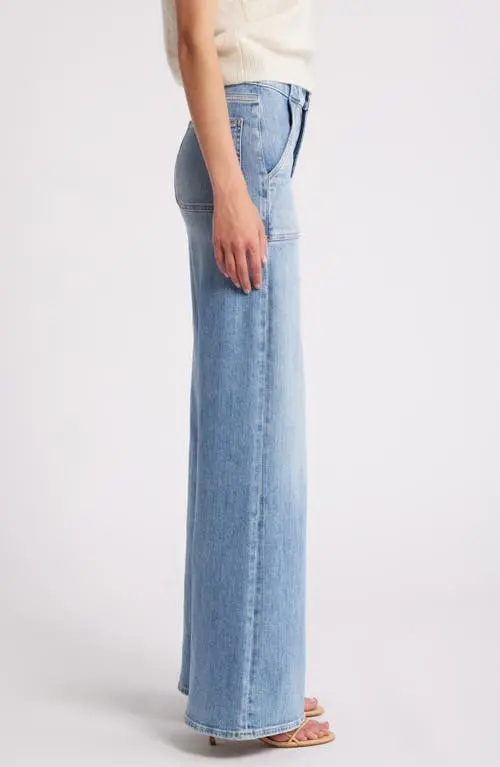 FRAME Modern Pocket Wide Leg Jeans - Carpenter