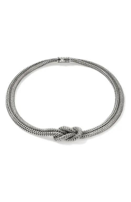 John Hardy Love Knot Necklace - Silver