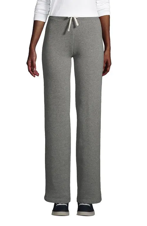 LANDS' END School Uniform Sweatpants - Pewter Heather