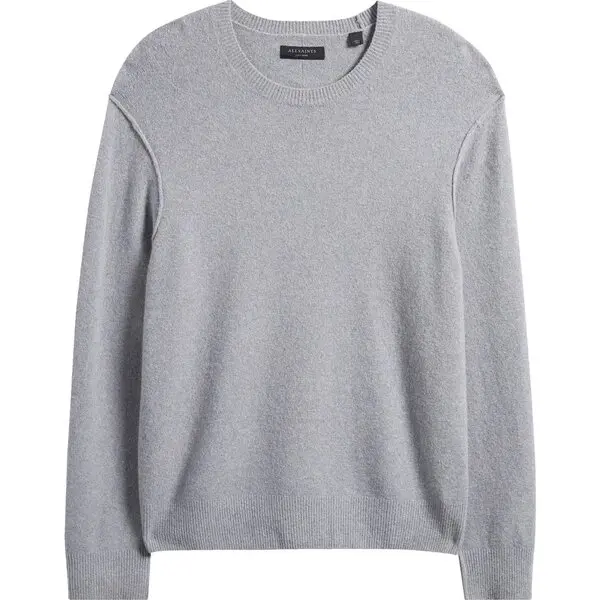 ALLSAINTS Patern Crewneck Sweater - Light Grey