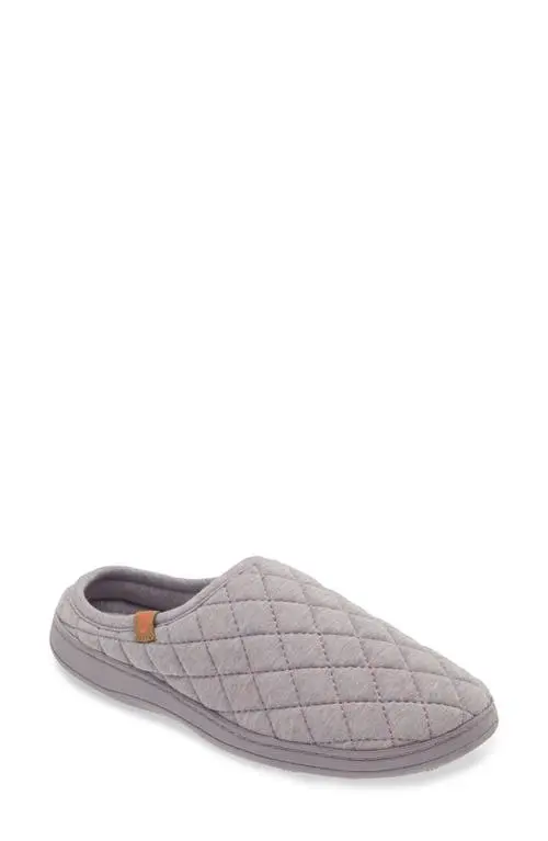 Acorn Lupine Quilted Slipper - Purple