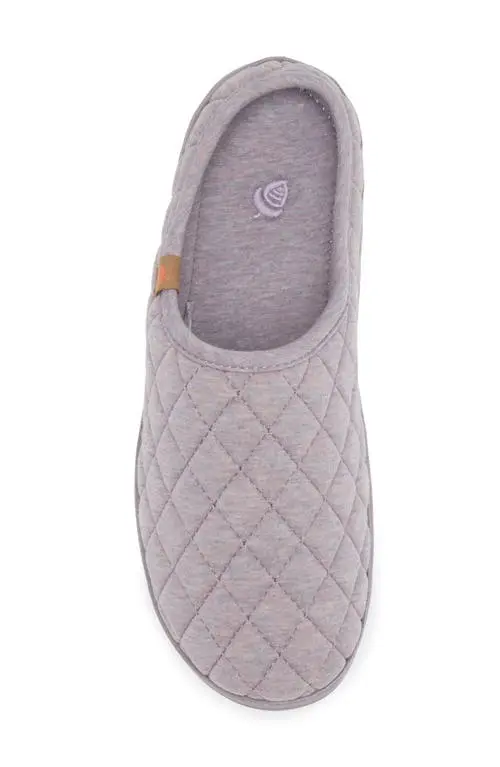 Acorn Lupine Quilted Slipper - Purple