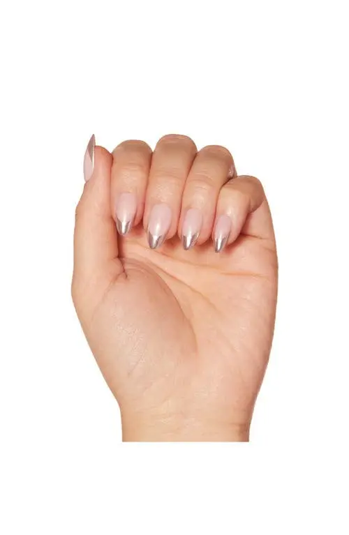 GLAMNETIC Short Almond Press-on Nails Set - Mirror Mirror
