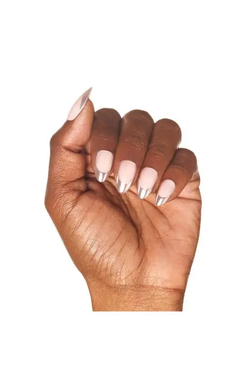 GLAMNETIC Short Almond Press-on Nails Set - Mirror Mirror