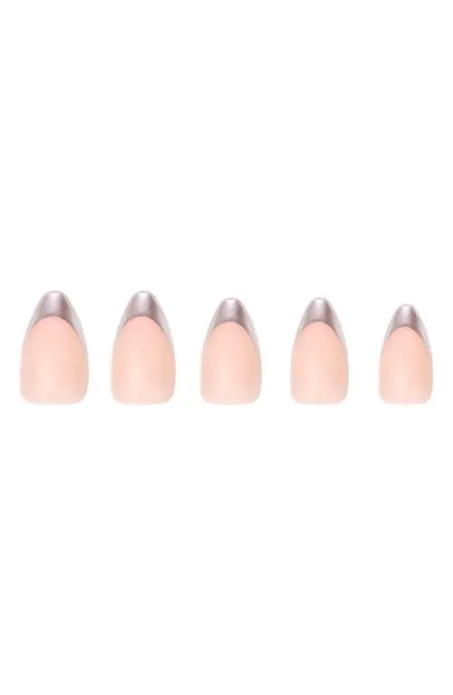 GLAMNETIC Short Almond Press-on Nails Set - Mirror Mirror