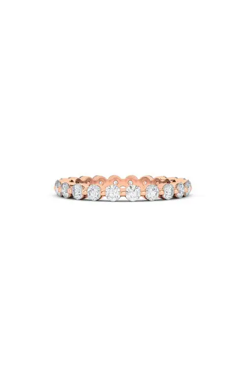 HAUTECARAT Lab Grown Diamond Eternity Band Ring - Rose Gold