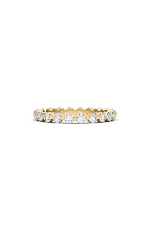 HAUTECARAT Lab Grown Diamond Eternity Band Ring - Yellow Gold