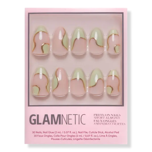 GLAMNETIC Olive You Press-on Nails - One-color