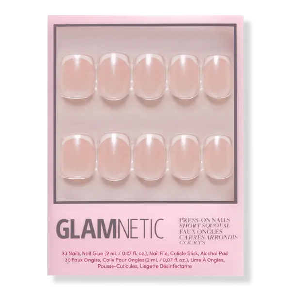 GLAMNETIC La Perle Press-on Nails - One-color