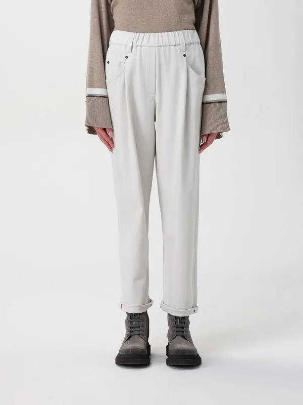 Brunello Cucinelli Tailored Trousers - Yellow Cream