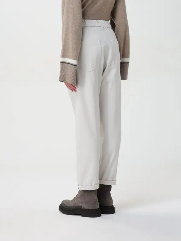 Brunello Cucinelli Tailored Trousers - Yellow Cream