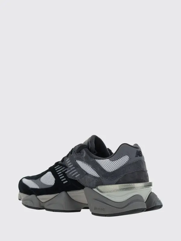 NEW BALANCE 9060 Suede And Mesh Low Top Sneakers - Black