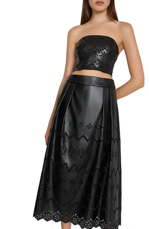 jolene embroidered midi dress Jolene Lace Cut-Out Midi Dress main image 1