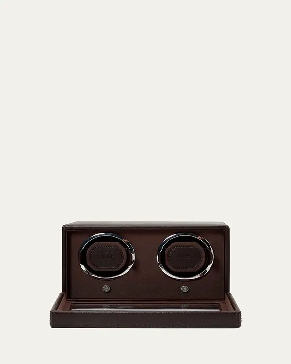 Wolf Cub Double Watch Winder - Brown