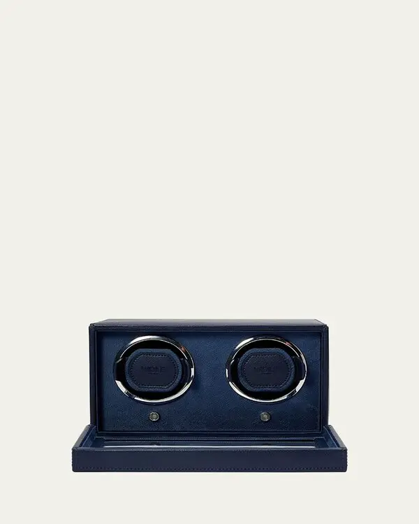 Wolf Cub Double Watch Winder - Navy
