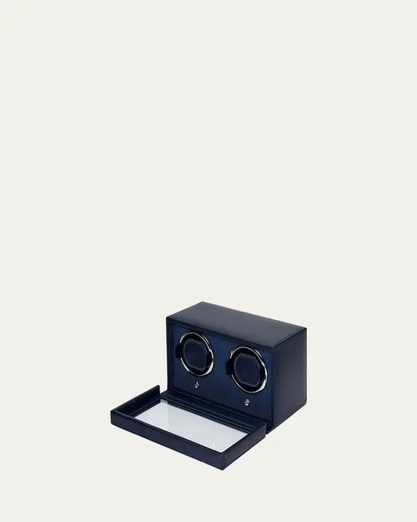 Wolf Cub Double Watch Winder - Navy