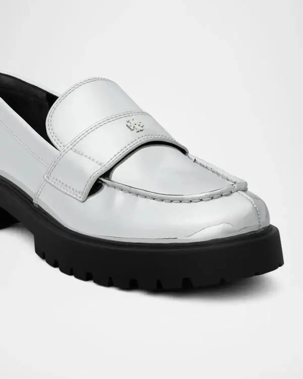 Tory Burch Medallion Lug-sole Loafers